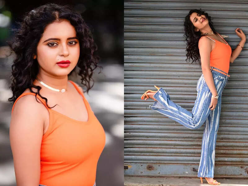 Actress Kavyashree Gowda sets major fashion goals in her latest ...