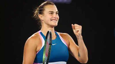 Sabalenka beats Linette to set up Australian Open final with Rybakina | Tennis News - Times of India