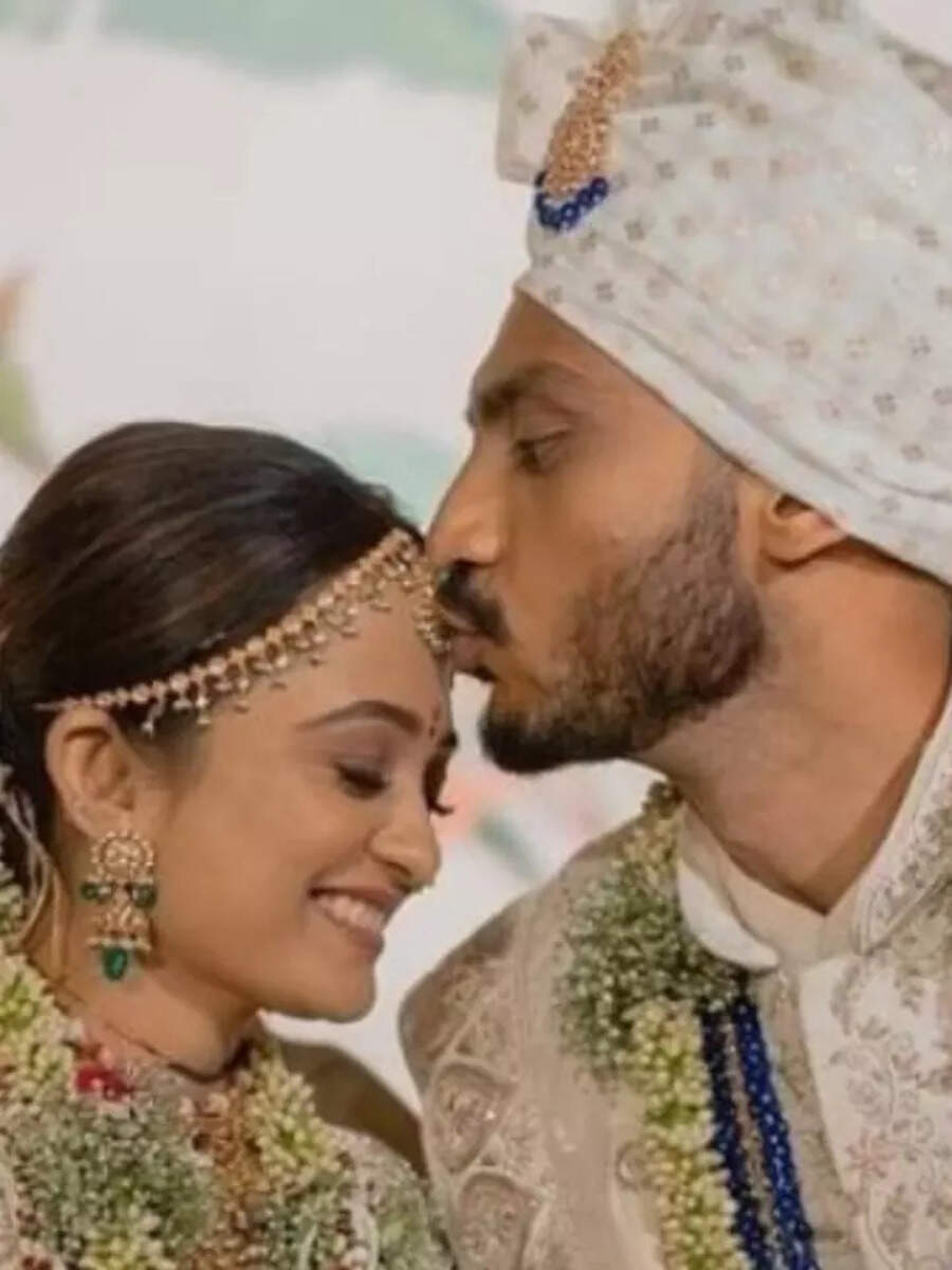The love story of newly married couple Axar Patel & wife Meha | Times ...