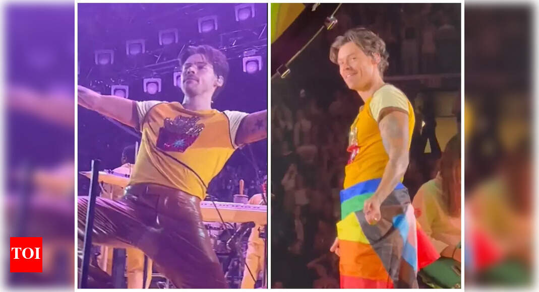 Harry Styles suffers wardrobe malfunction as pant rips on-stage; singer ...