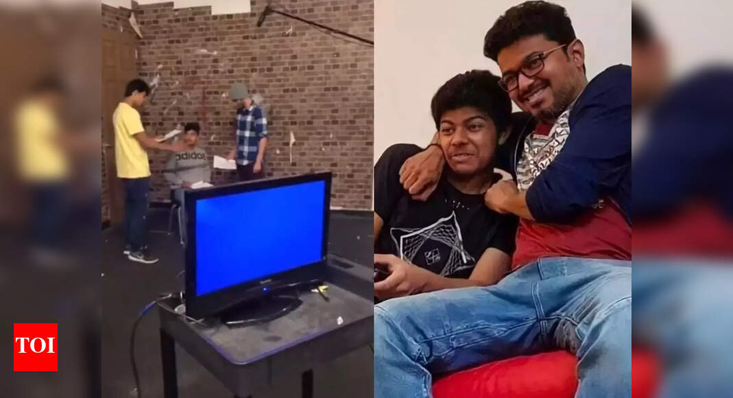 Vijay's son Jason Sanjay spotted filming a short film; video goes viral ...