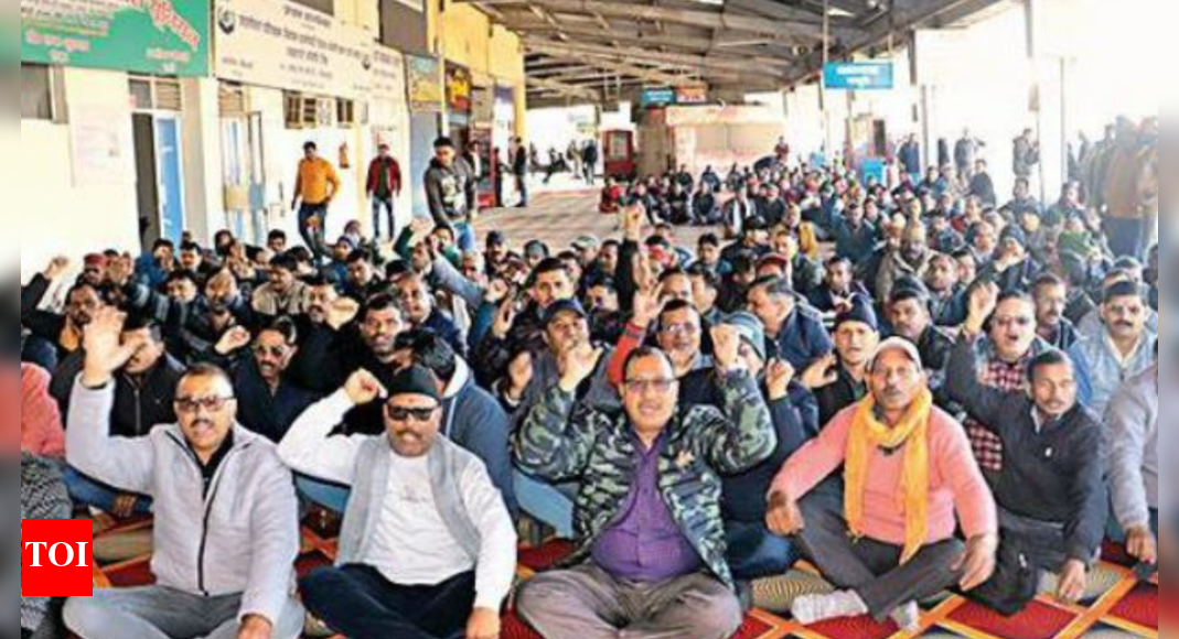 Passengers Stranded As Uttarakhand Transport Corporation Workers Go On