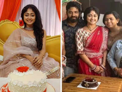 Susmita Dey celebrates birthday with family and co-stars - Times of India