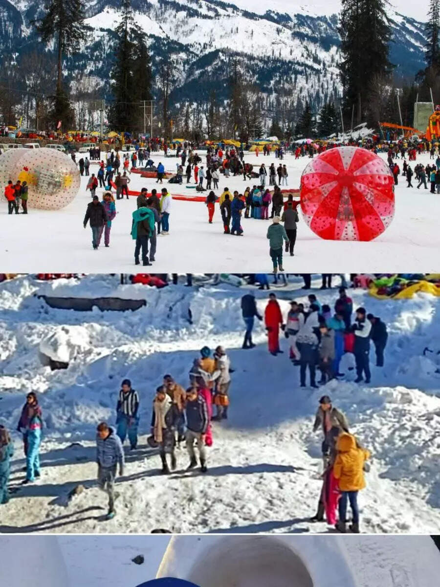 The snows of Solang Valley | Times of India