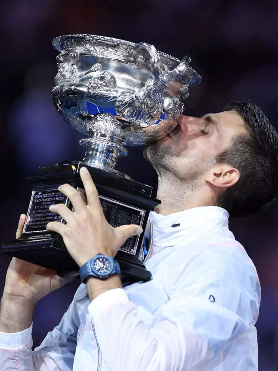 Djokovic wins Australian Open to equal Nadal's 22 Grand Slam titles | Times of India