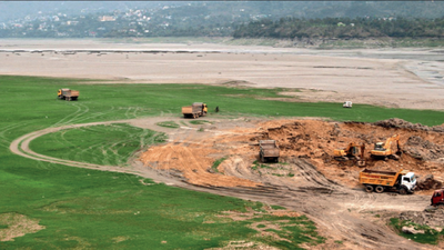 Bhakra: Illegal muck-dumping pollutes Bhakra dam reservoir in Bilaspur ...