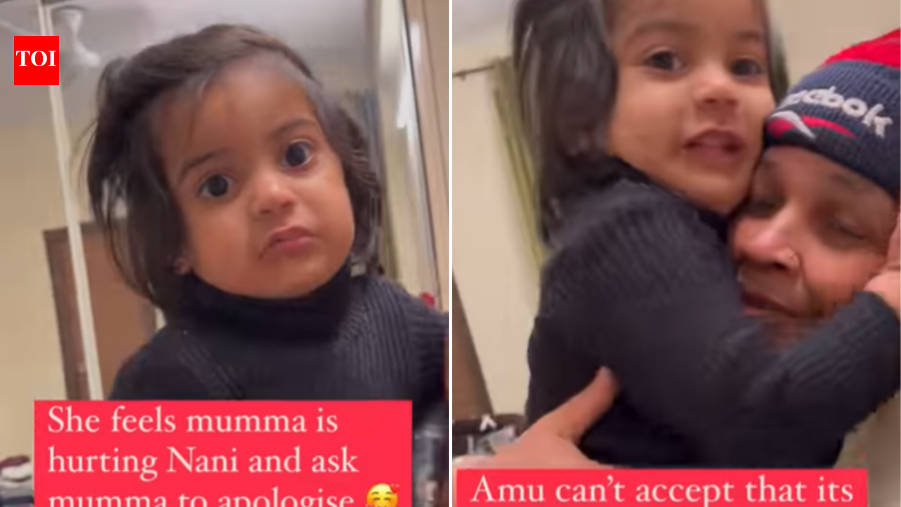 Watch: Toddler schooling mom on how to shower affection on nani will ...
