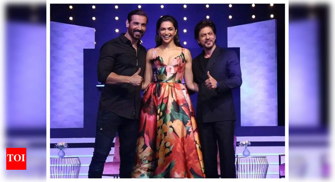 Shah Rukh Khan says they are playing characters to make audiences happy; calls Deepika Padukone ...