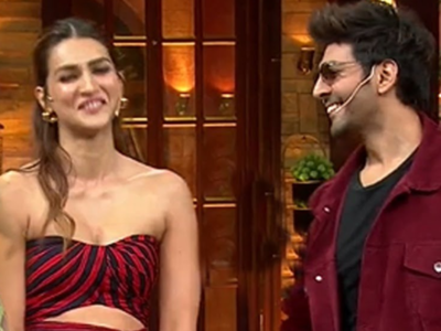 The Kapil Sharma Show: Kartik Aaryan flirts with Kriti Sanon, host Kapil Sharma gets jealous and ...