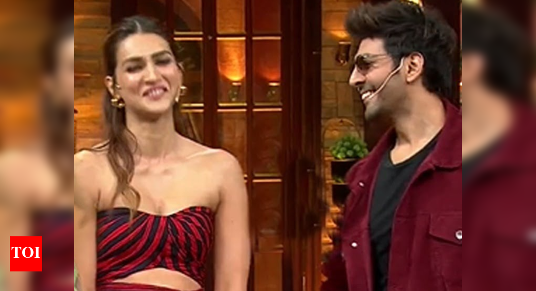 The Kapil Sharma Show: Kartik Aaryan flirts with Kriti Sanon, host Kapil Sharma gets jealous and ...