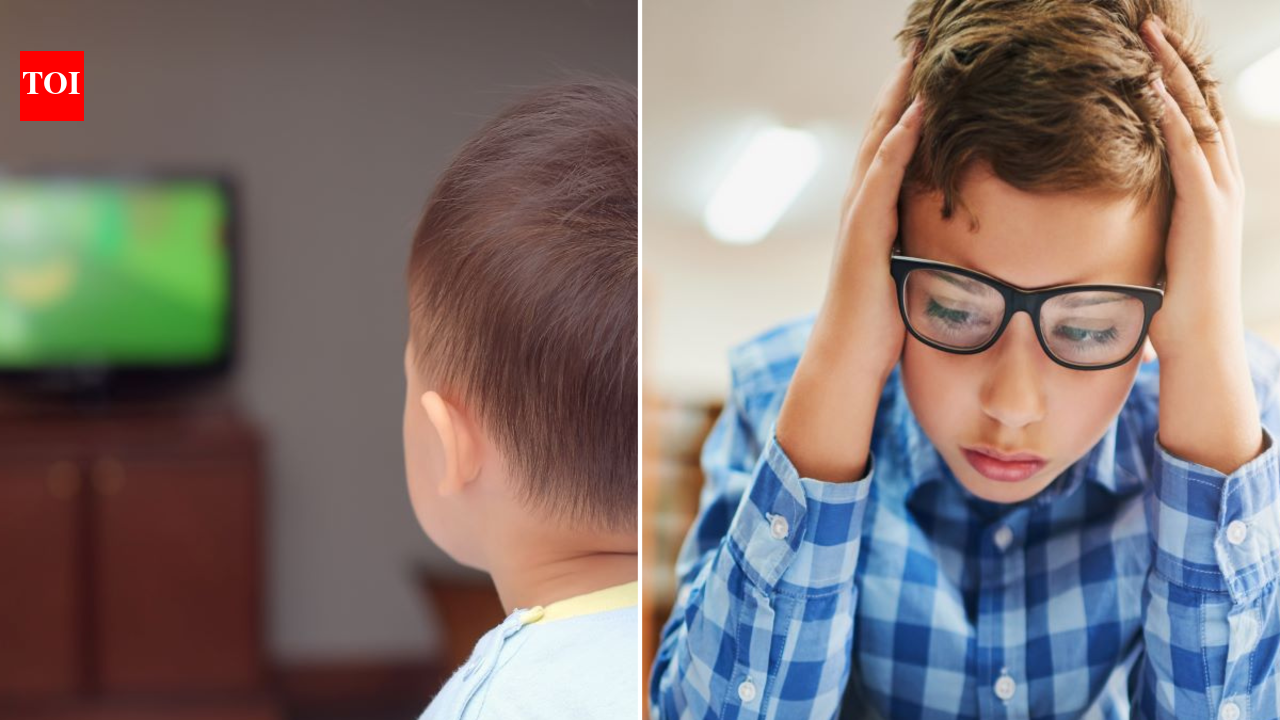 Babies watching too much phone and TV may suffer academically later on ...