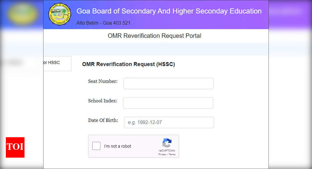 GBSHSE Goa Board HSSC 12th Result term 1 results announced at result1 ...