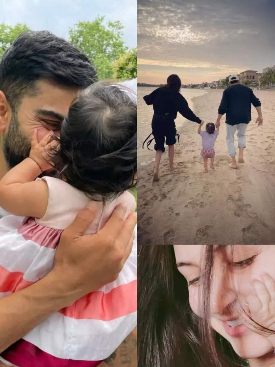 Virat Kohli and Anushka Sharma's adorable pictures with daughter Vamika ...