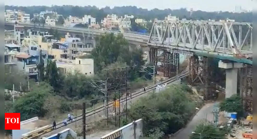 BMRCL launches Bengaluru's first 65-metre long open web girder over ...