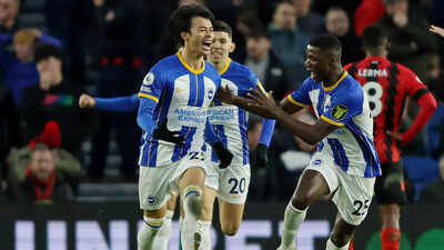 EPL: Mitoma scores again to give Brighton last-gasp 1-0 win over ...