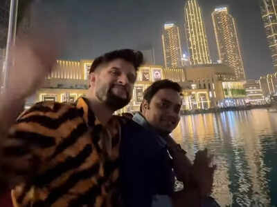 Neel Bhattacharya enjoys a trip to Dubai - Times of India
