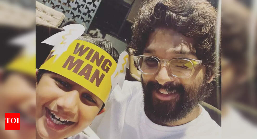 Icon star Allu Arjun receives cutest gift from his son Allu Ayaan ...
