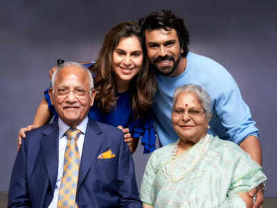 Pic: Mom-to-be Upasana Konidela wishes grandfather Dr Prathap C Reddy ...