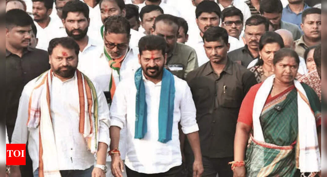 Revanth: Revanth Reddy kicks off yatra with regime change call in ...