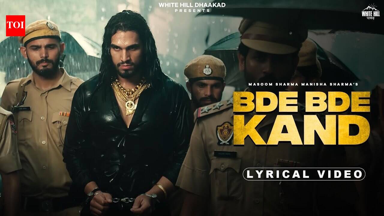 Watch Latest Haryanvi Lyrical Song 'Bde Bde Kand' Sung By Masoom Sharma ...