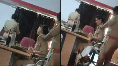 In Uttar Pradesh, woman SHO shifted for getting massage from junior in thana | Agra News - Times ...