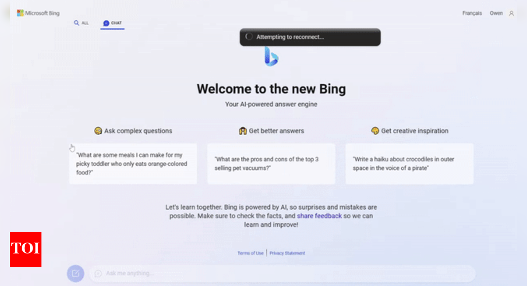 Bing: This is how Chat GPT integration with Bing may look like - Times ...