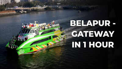 Mumbai: Gateway-Belapur ferry services begin; travel time, cost cut by ...