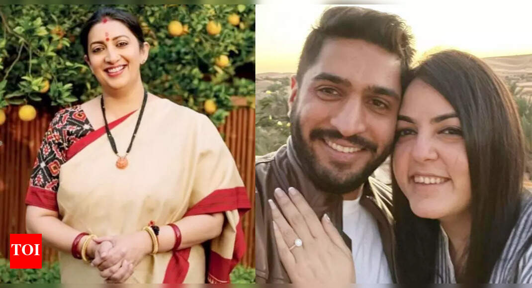 Irani: Union minister Smriti Irani's daughter gets married in Rajasthan | India News - Times of ...