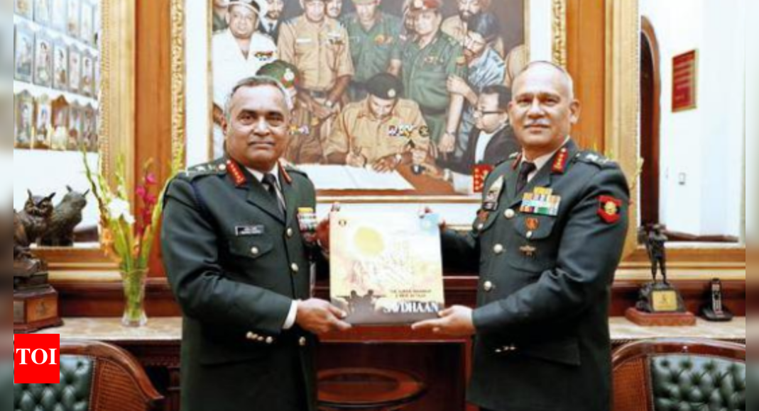 Central Command: Army chief releases Times Group book on glory of ...