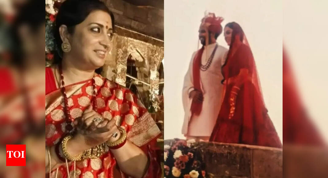 Smriti Irani Daughter Wedding Photos: Smriti Irani's daughter Shanelle Irani is now married to ...
