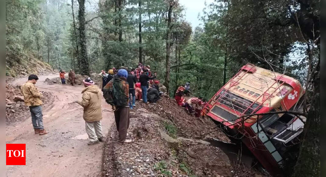 At least 17 injured as bus skids off road in Udhampur | Jammu News ...