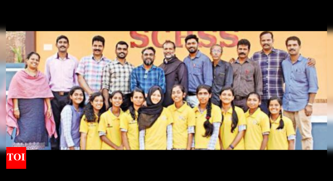 Sriharikota: Students on cloud nine after AzaadiSAT-2 launch in Andhra ...