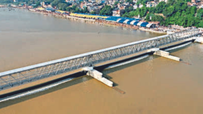 Gaya Ji rubber dam cleaning from today | Patna News - Times of India