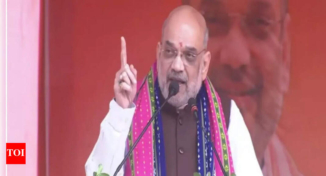Shah: Only double-engine BJP govt can protect Tripura from 'triple trouble' of Congress, CPIM ...
