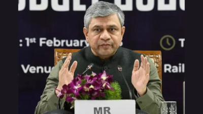 Double-engine govt taking UP forward at bullet train's speed: Union minister Ashwini Vaishnaw ...