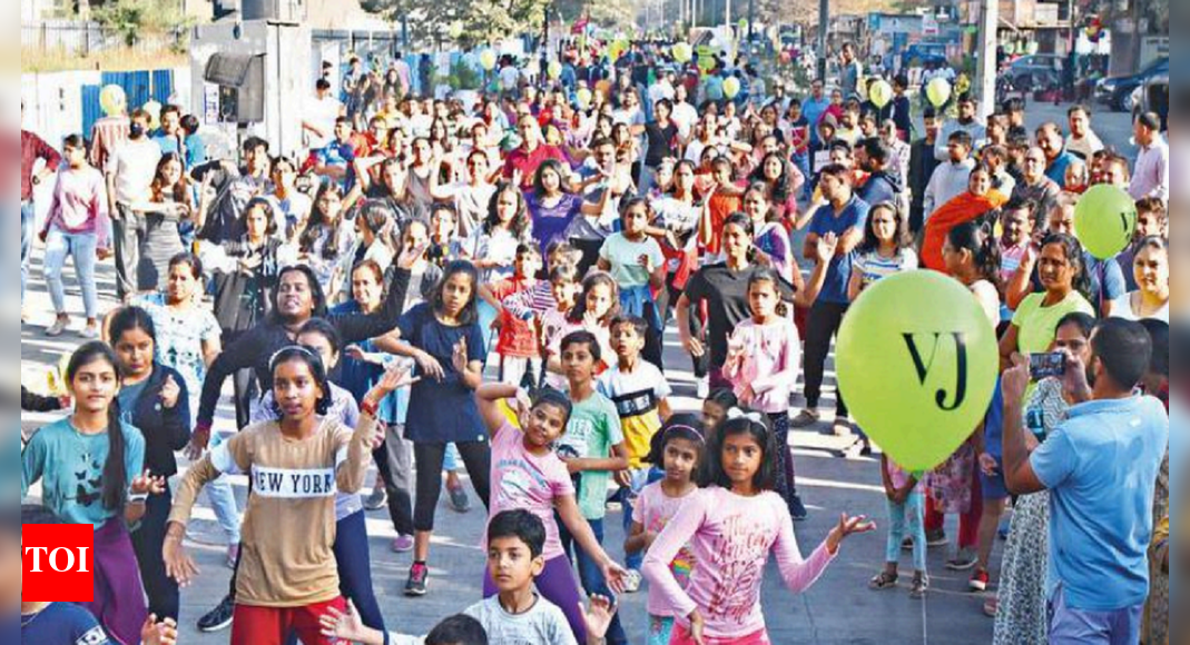 Streets: Residents have a gala time at Happy Streets in Pune's Wakad ...