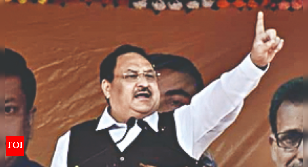Bjp: BJP focus on West UP, Nadda to visit Saharanpur on February 28 | Lucknow News - Times of India