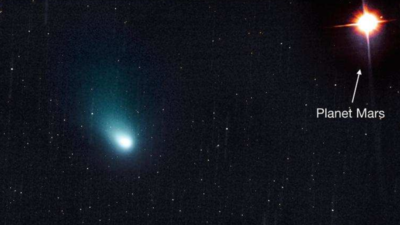 Goan astronomer captures a rare skyshow of comet, Mars | Goa News ...