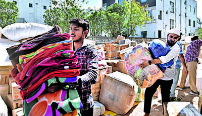 Hyd Opens Up Its Heart For Quake-hit Countries | Hyderabad News - Times ...