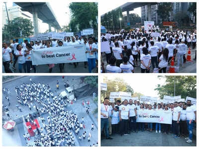 City hospital organises walkathon for cancer awareness | Mumbai News - Times of India