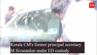 M Sivasankar: ED arrests Kerala CM's ex-principal secretary in Life Mission case | Kochi News ...