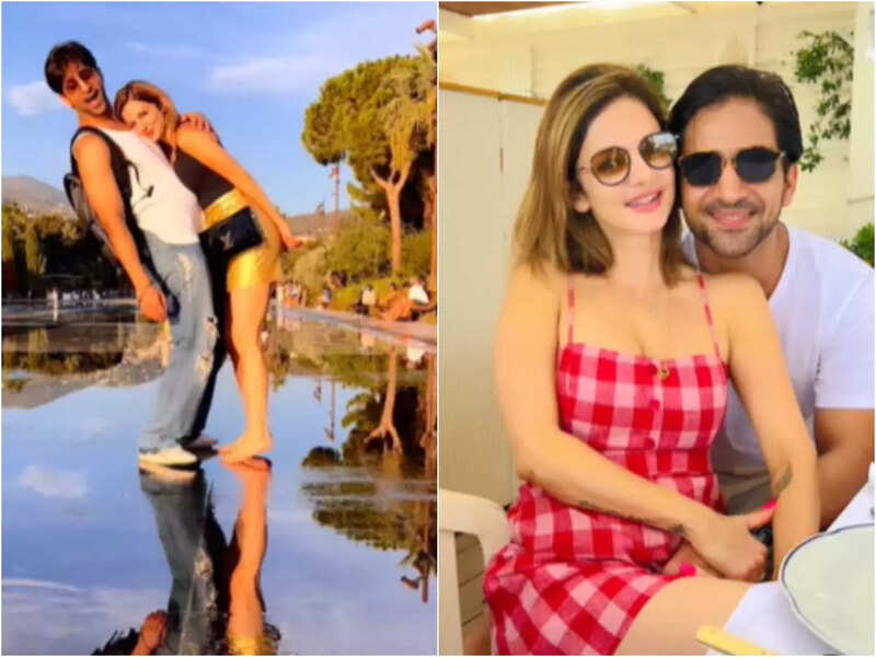Sussanne Khan hugs and cuddles with Arslan Goni in her romantic Valentine's Day post | Hindi ...