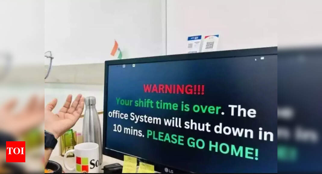 "Your shift time is over, please go home': Work computer reminds ...