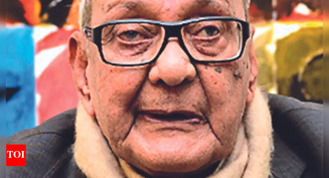 Raza: Syed Haider Raza’s art makes a splash in Paris - Times of India