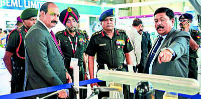 Bdl: Bdl Unveils Three Missiles At Aero India Show In Bengaluru ...