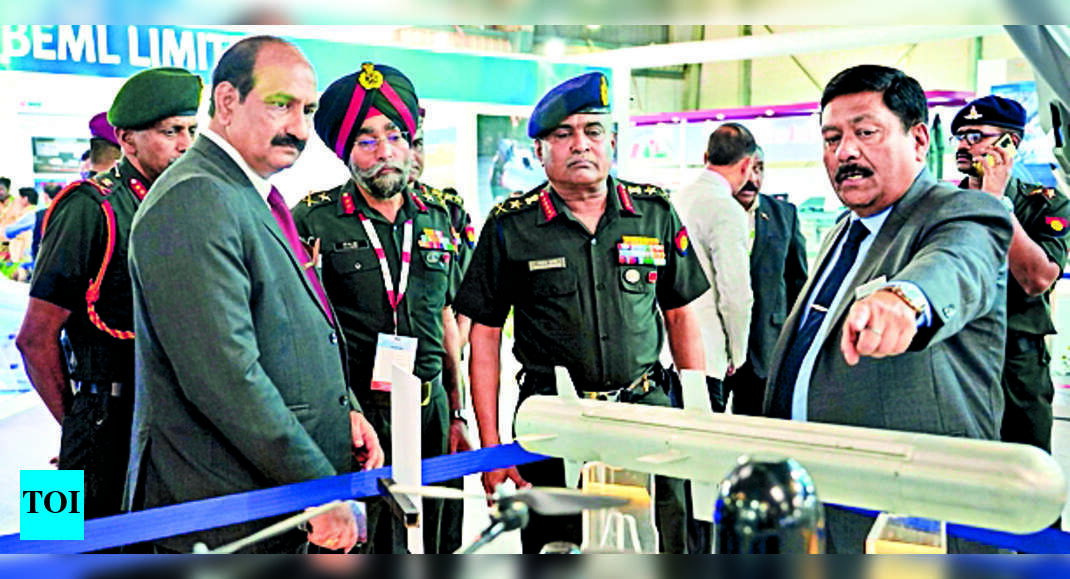 Bdl: Bdl Unveils Three Missiles At Aero India Show In Bengaluru ...