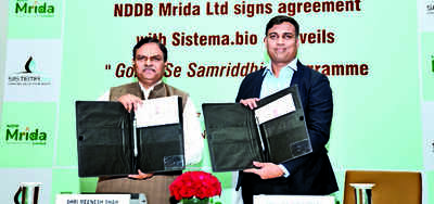 Nddb: Nddb Mrida Ties Up With Sistema.bio | Vadodara News - Times of India