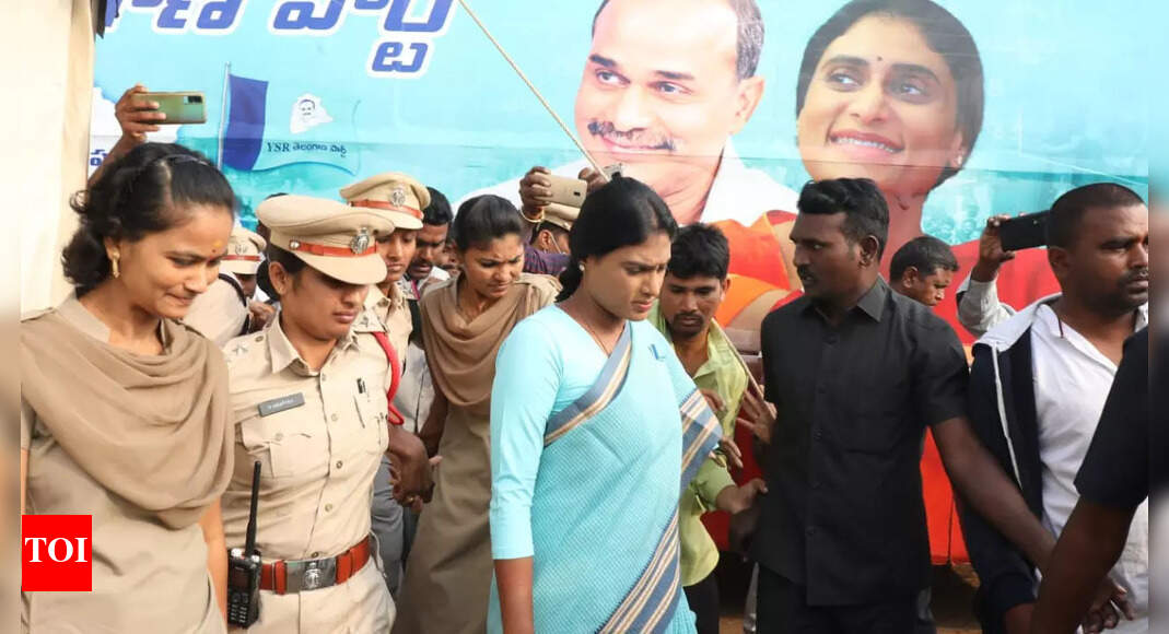 YSRTP chief YS Sharmila arrested over her remarks against Mahabubabad MLA Banoth Shankar Naik ...