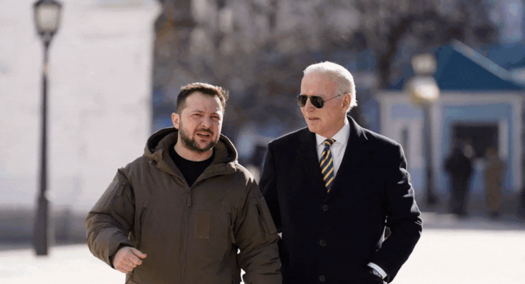 Joe Biden Us President Joe Biden Makes A Surprise Visit To Ukraine