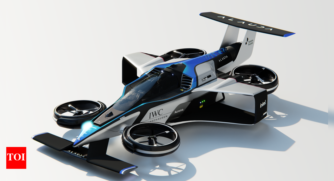 World's first flying race car unveiled: 1,340 hp and over 300 km range ...